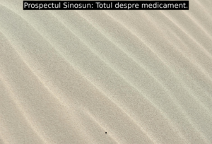 Prospectul Sinosun: Totul despre medicament. - Recomandari Medicale